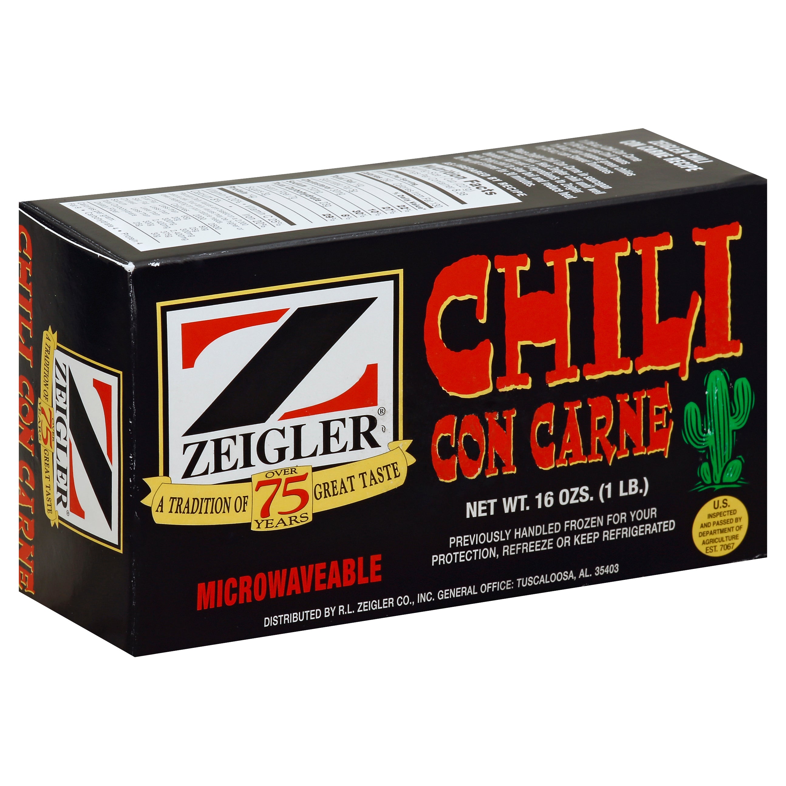 Zeigler Chili Con Carne 16 oz – Douglas Food Valu