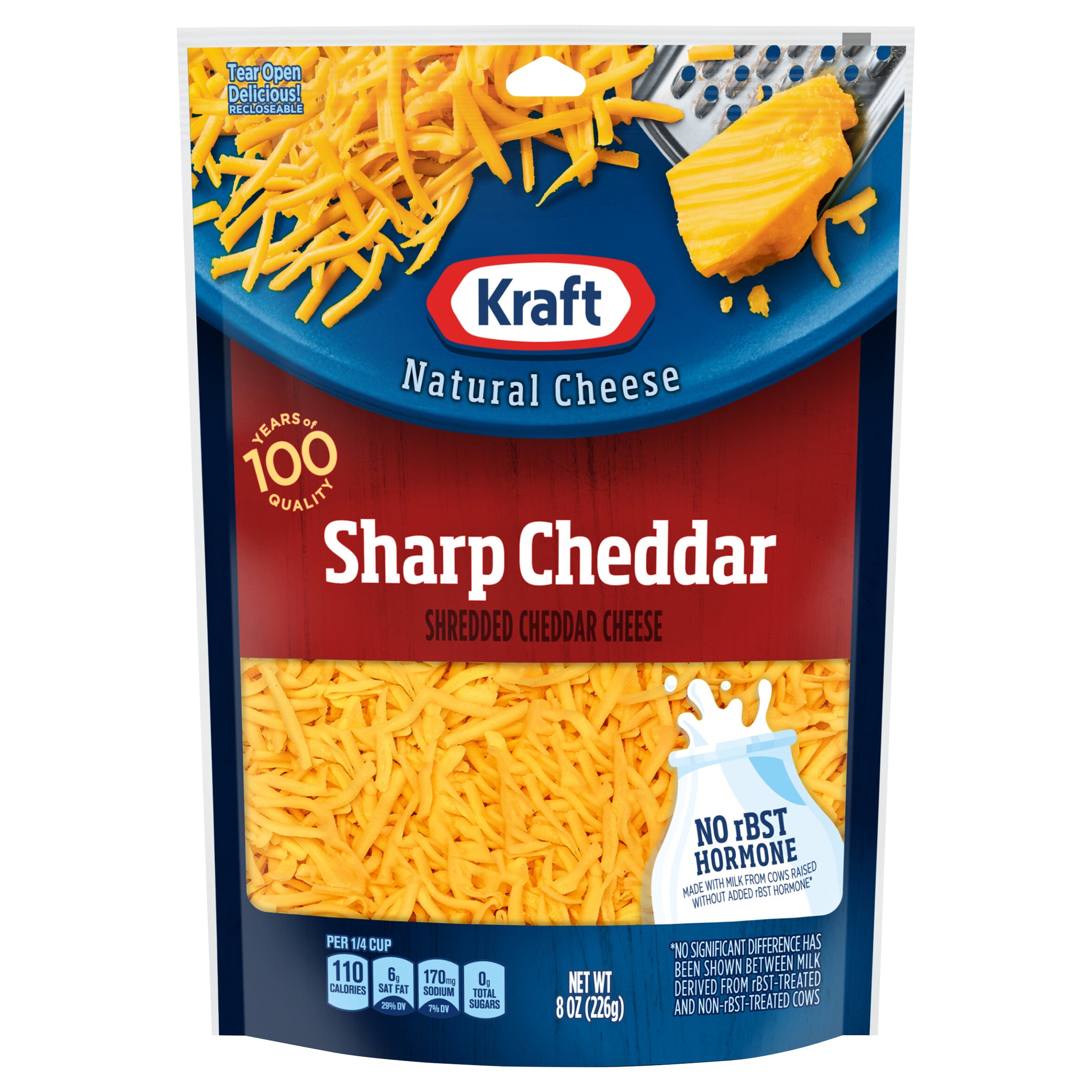 Kraft Sharp Cheddar Shredded Cheese, 8 oz Bag – Douglas Food Valu