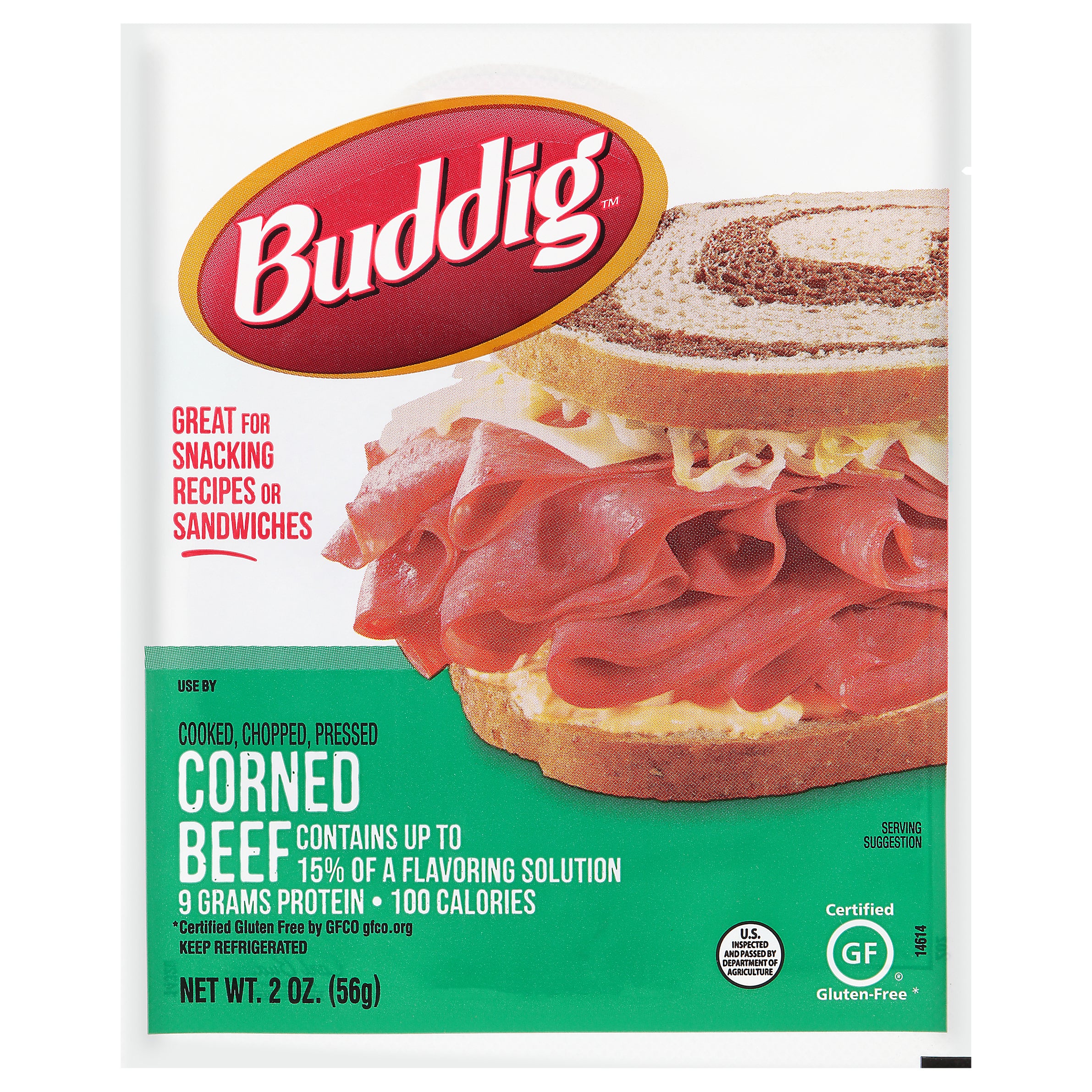 Buddig Corned Beef 2 oz. Pack – Douglas Food Valu
