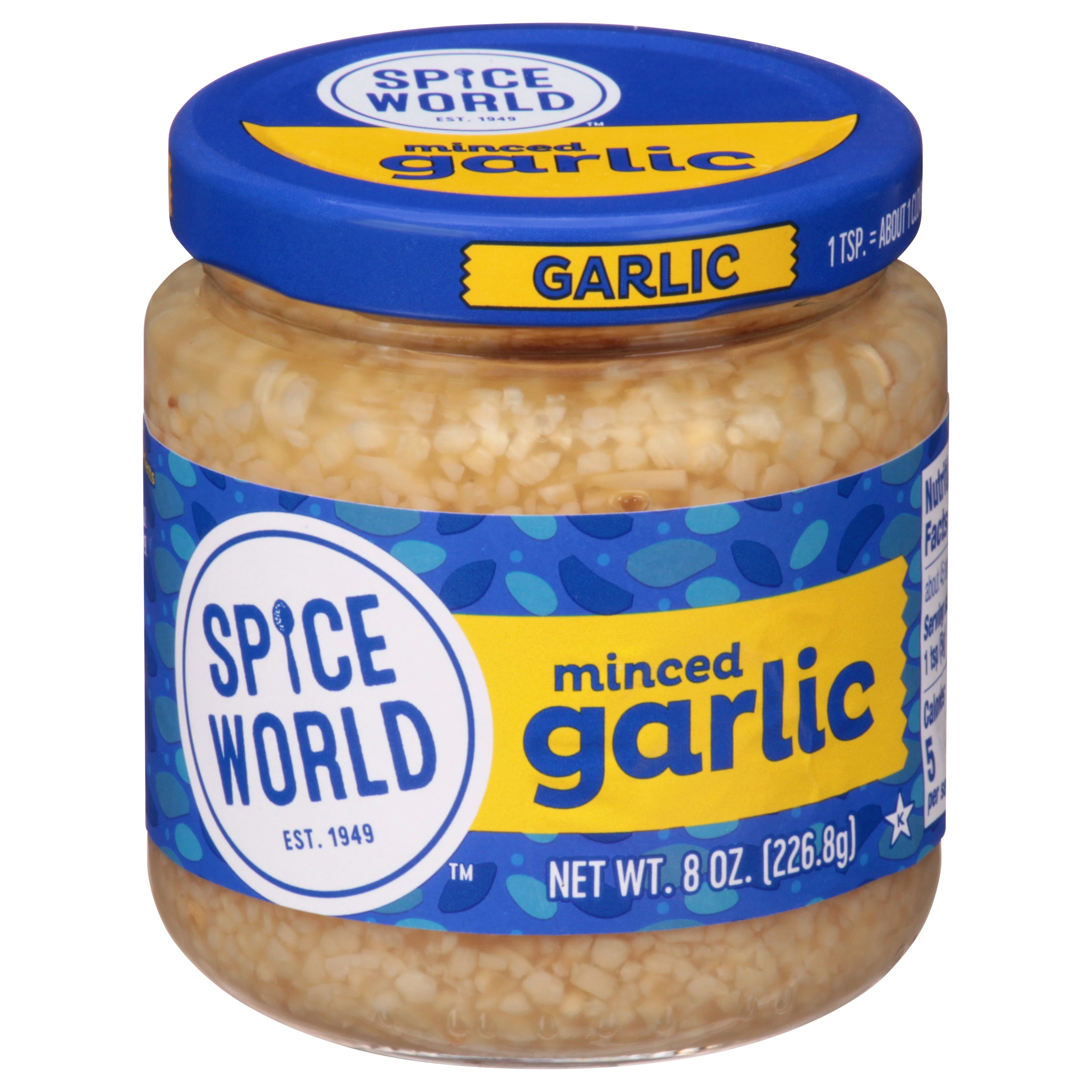 Spice World Minced Garlic 8 oz – Douglas Food Valu